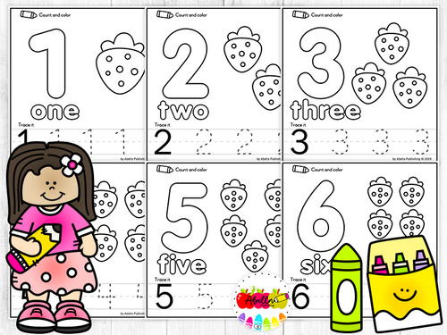 Preschool Math Activities | Numbers Handwriting Practice Worksheets for ...