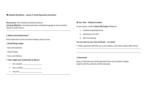A Christmas Carol Drama Unit | KS3–KS4 Performance Skills & Ensemble ...