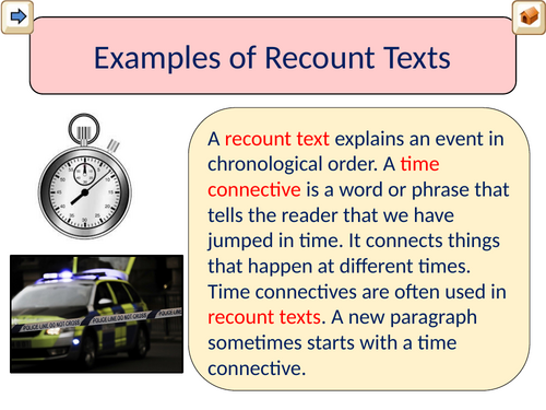 Examples of Recount Texts | Teaching Resources