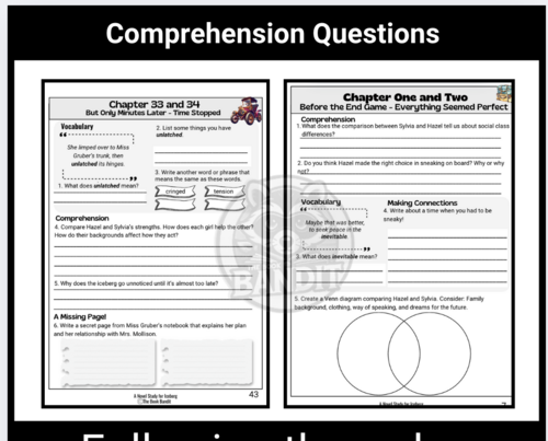 ICEBERG Novel Study | Teaching Resources