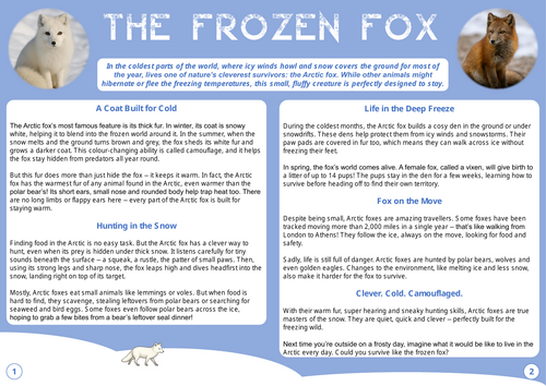 KS2 Free Non-Fiction Reading Pack – 6 Original Texts (No Tests or Mark ...