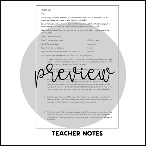 Of Mice and Men CSI Investigation | Interactive Crime Scene Lesson | KS3–KS4 English Literature ...