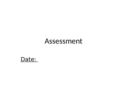 French Assessment writing & speaking Year 7 - Unit 1 | Teaching Resources