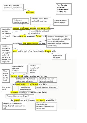 Carol Ann Duffy N5 Higher English updated annotated poems (Aug 2025 ...