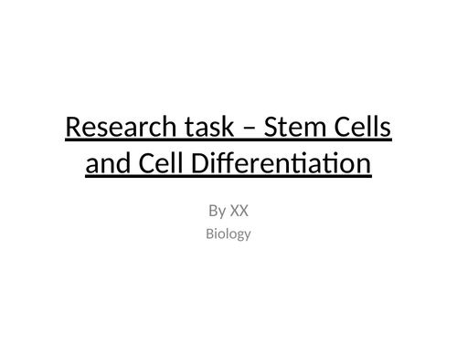 OCR A-level biology 2.1.6 Whole topic- Cell division, cell diversity ...