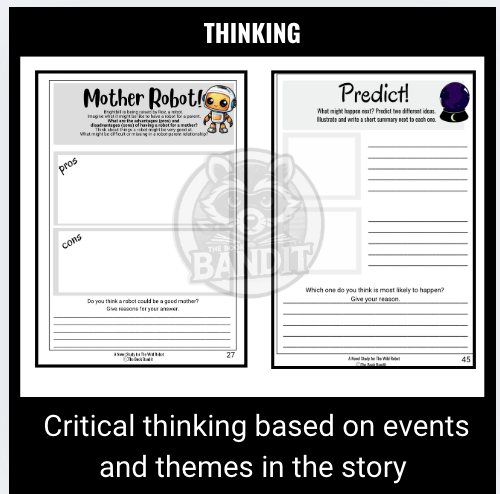 THE WILD ROBOT Novel Study | Teaching Resources