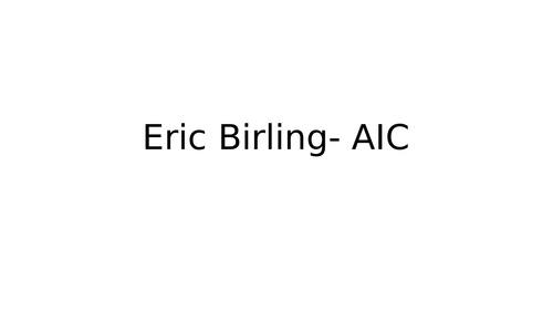 GCSE English Literature: An Inspector Calls, Eric Birling | Teaching Resources