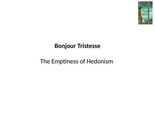 Bonjour Tristesse - Françoise Sagan - Themes - The Emptiness of ...