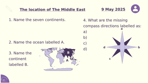 Y7 Middle East | Teaching Resources