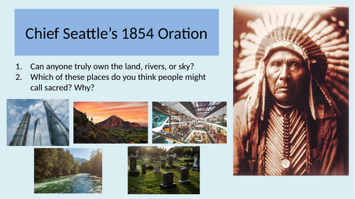 Non Fiction - Native American Chief Seattle Speech | Teaching Resources