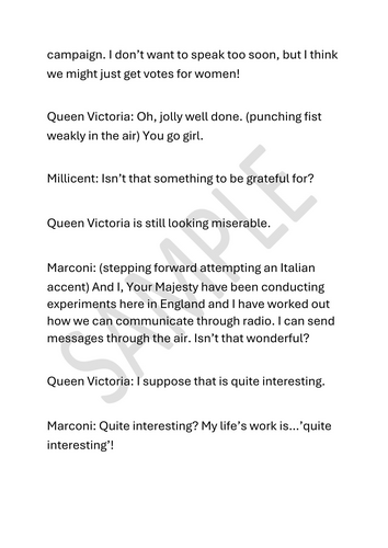 KS2 Victorian History Assembly Script with Song | Teaching Resources