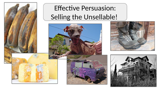 Persuasion: Selling the Unsellable (WAGOLL) | Teaching Resources
