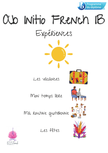 IB Ab Initio French Exam skills + Theme booklets | Teaching Resources