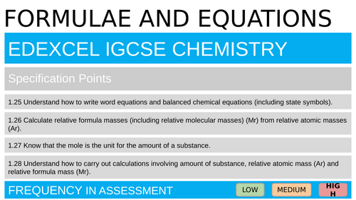 Mr, Mass & Moles - Formulae Part 1- Lesson and Worksheet - Unit 1 ...