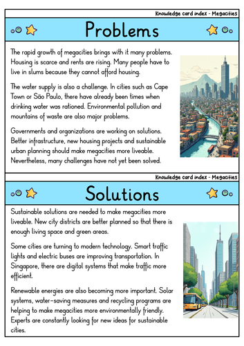 Megacities | Geography | Urban Growth & Global Challenges | Teaching ...