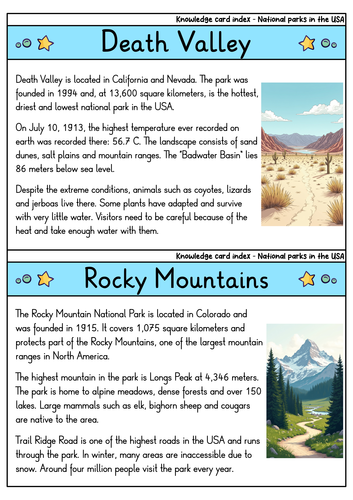 National Parks in the USA | Geography | Conservation & Natural Heritage ...