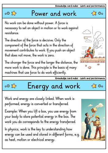 Work and Power | Physics | Energy Transfer & Mechanical Performance ...