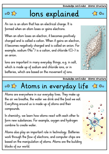 Atomic Structure | Physics | Particles, Models & Atomic Theory | Teaching Resources