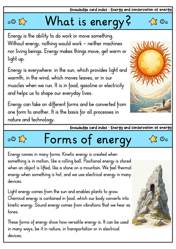 Energy and Conservation of Energy | Physics | Forms, Transfer ...