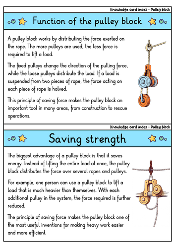 Pulley | Physics | Force Redirection & Mechanical Advantage | Teaching ...