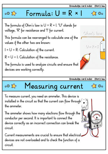 Ohm’s Law | Physics | Voltage, Current & Resistance | Teaching Resources