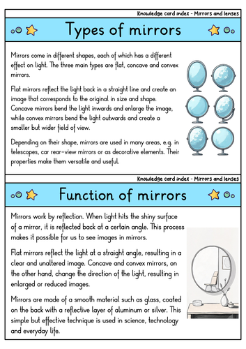 Mirrors and Lenses | Physics | Reflection, Refraction & Image Formation ...