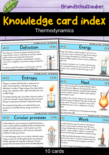 Thermodynamics | Physics | Heat, Energy & Laws of Nature | Teaching ...