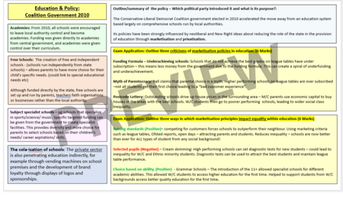 Sociology: Education – Full Topic Unit (with Answers & Support ...