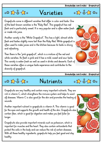 Grapefruit | Biology | Citrus Hybrid & Bitter-Sweet Nutrition ...