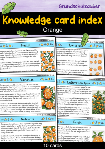 Orange | Biology | Citrus Classic & Immune-Boosting Fruit | Teaching ...