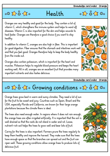 Orange | Biology | Citrus Classic & Immune-Boosting Fruit | Teaching ...