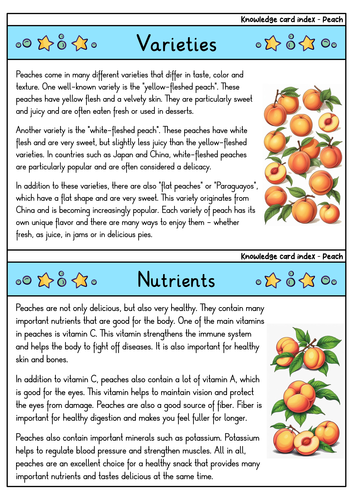 Peach | Biology | Fuzzy Stone Fruit & Sweet Summer Favorite | Teaching ...