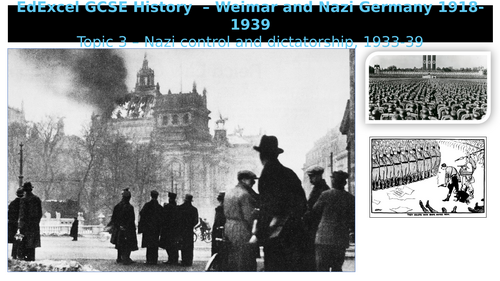 Edexcel GCSE History - Germany 1918-1939 - Topic 3 Revision - Nazi ...