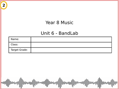 Year 8 Music - BandLab DAW Project | Teaching Resources
