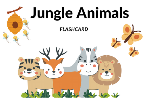 Jungle Animal Flashcards | Teaching Resources