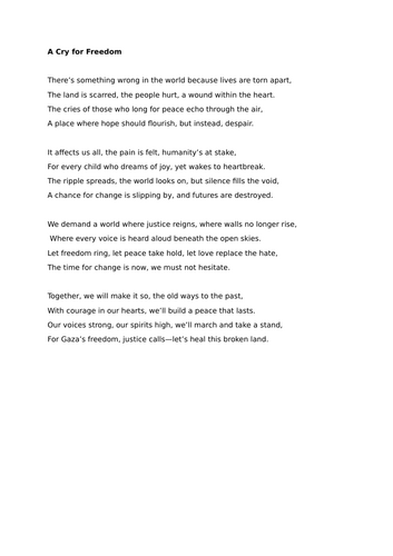 BGE 100 Years of Protest Poetry Unit | Teaching Resources