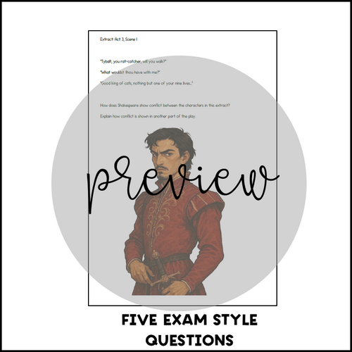 Romeo and Juliet GCSE Foundation: Sample Exam Questions & Model Answers ...