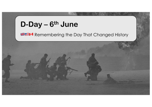 D-Day Assembly PowerPoint – 6th June | Teaching Resources