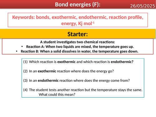 GCSE chemistry - Rates of reaction bundle | Teaching Resources