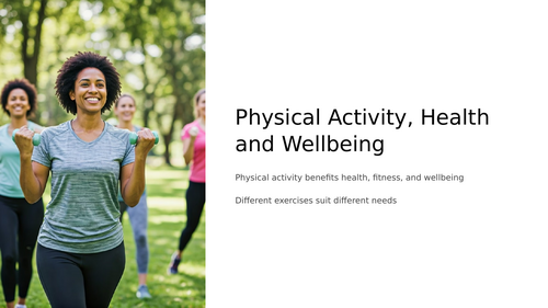 GCSE PE - Physical Activity Health and Wellbeing | Teaching Resources