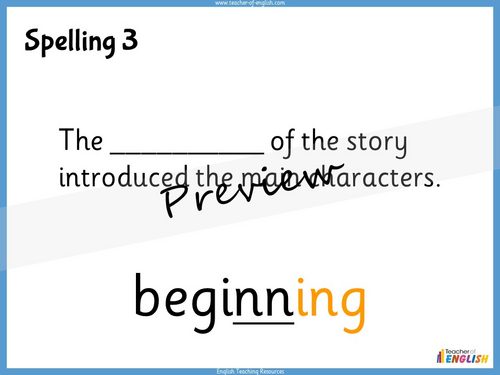 Adding Vowel Suffixes to Words of More than One Syllable - Years 3 and ...