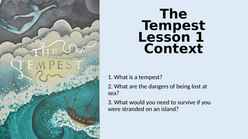 The Tempest - Introduction & Context | Teaching Resources