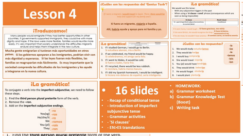 A-Level AQA 7.1 - La inmigración en España | Teaching Resources