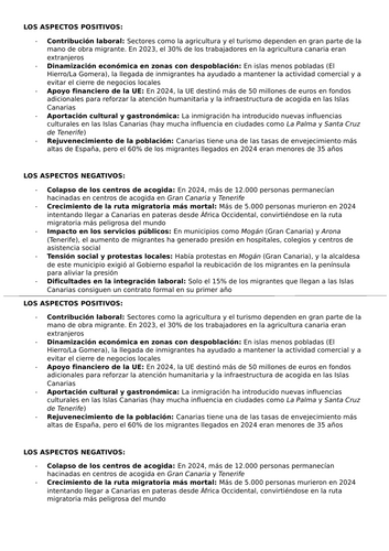 A-Level AQA 7.1 - La inmigración en España | Teaching Resources