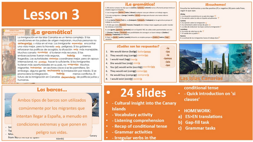 A-Level AQA 7.1 - La inmigración en España | Teaching Resources
