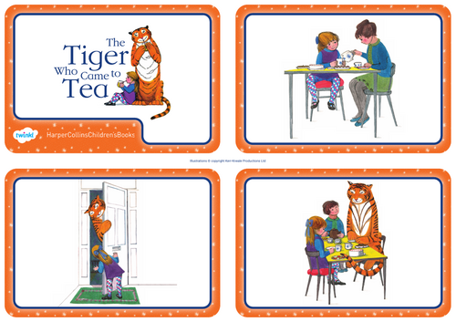 EYFS Outdoor Learning - The Tiger Who Came to Tea | Teaching Resources