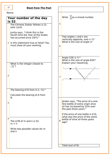 Inclusive GCSE Maths Worksheets with EDI Themes | Teaching Resources