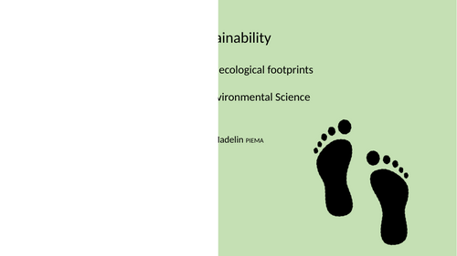 Environmental Science A level - Sustainability BUNDLE 28% off ...