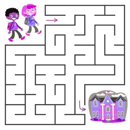 Worksheet Layouts and Templates for Mazes Clip Art/Clipart for Business ...