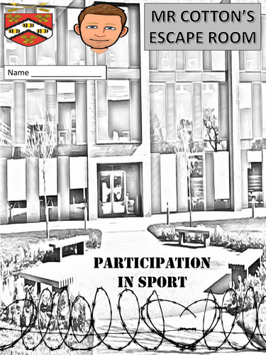 Participation in Sport - GCSE PE Escape Room | Teaching Resources